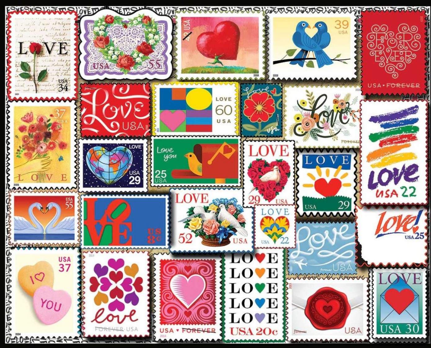 Solve Lengthy But Interesting Facts On The History Of Love Stamps In ...