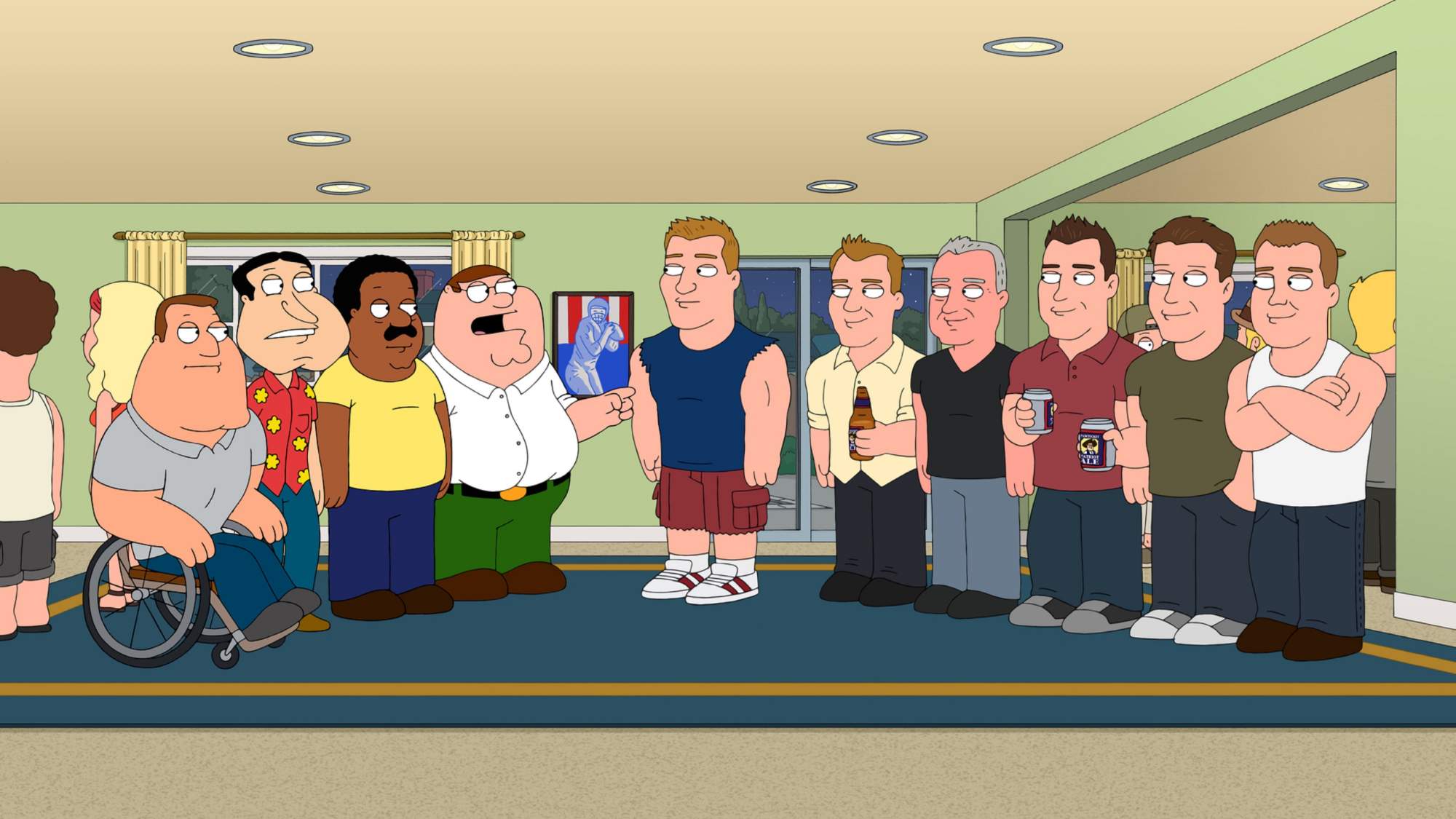 Solve gronk-family-guy jigsaw puzzle online with 405 pieces