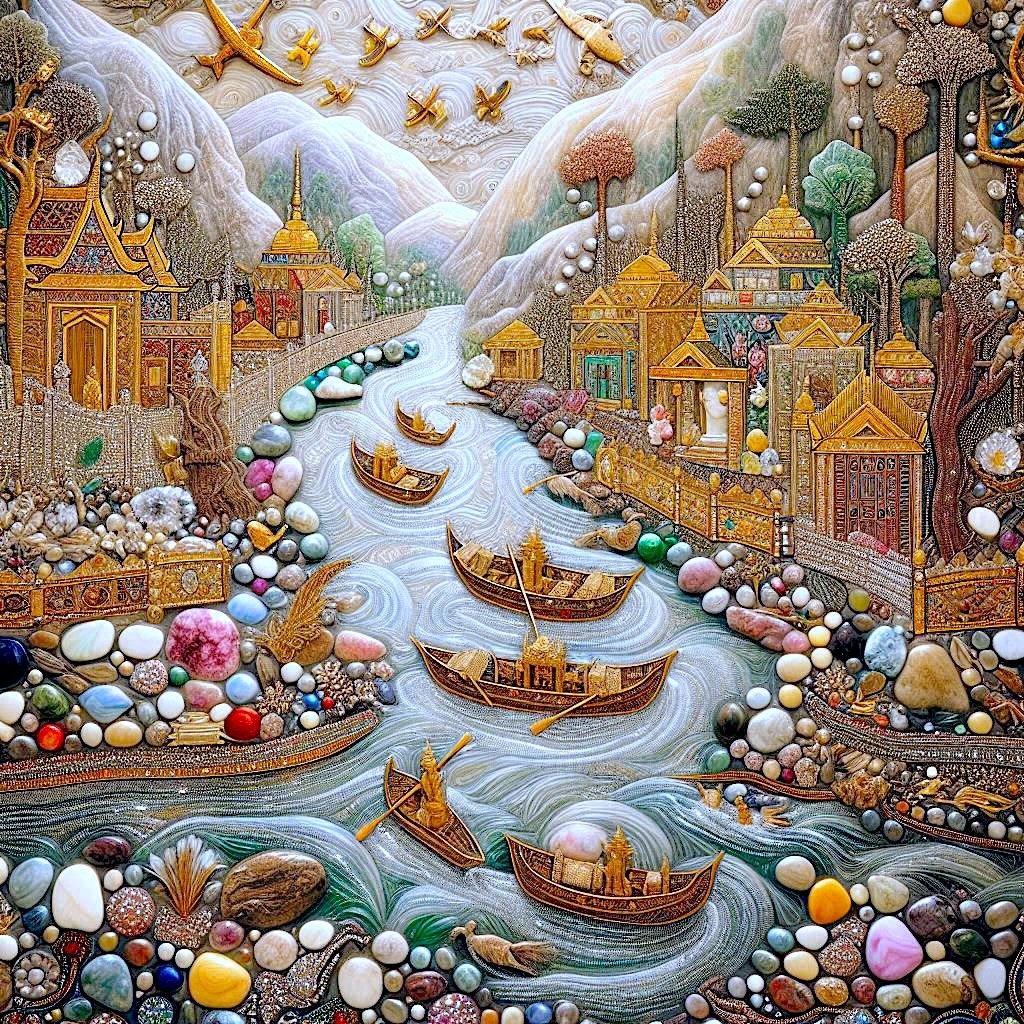 Solve River of Rocks jigsaw puzzle online with 306 pieces