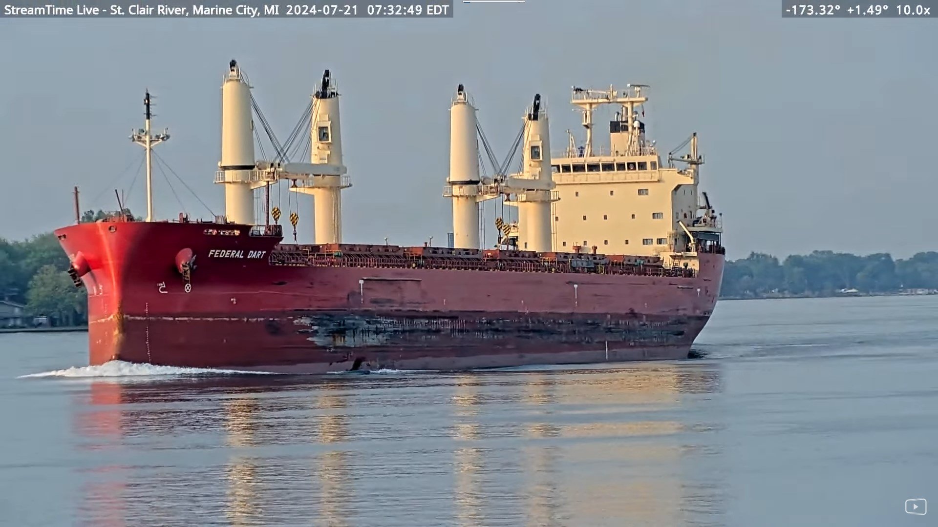 Solve Federal Dart - Ocean-Going Freighter - Marine City, MI (2024-07 ...