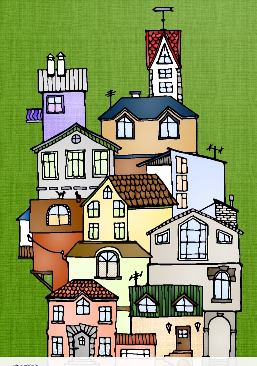 Solve Relaxed Doodles 17 jigsaw puzzle online with 70 pieces