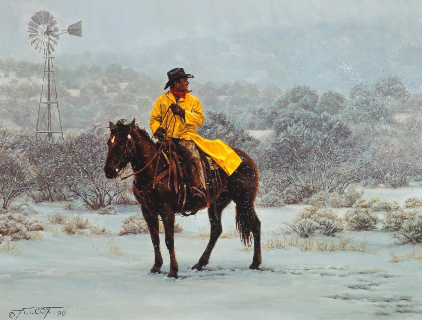 Solve "Listening For the Bell Mare" Tim Cox jigsaw puzzle online with ...