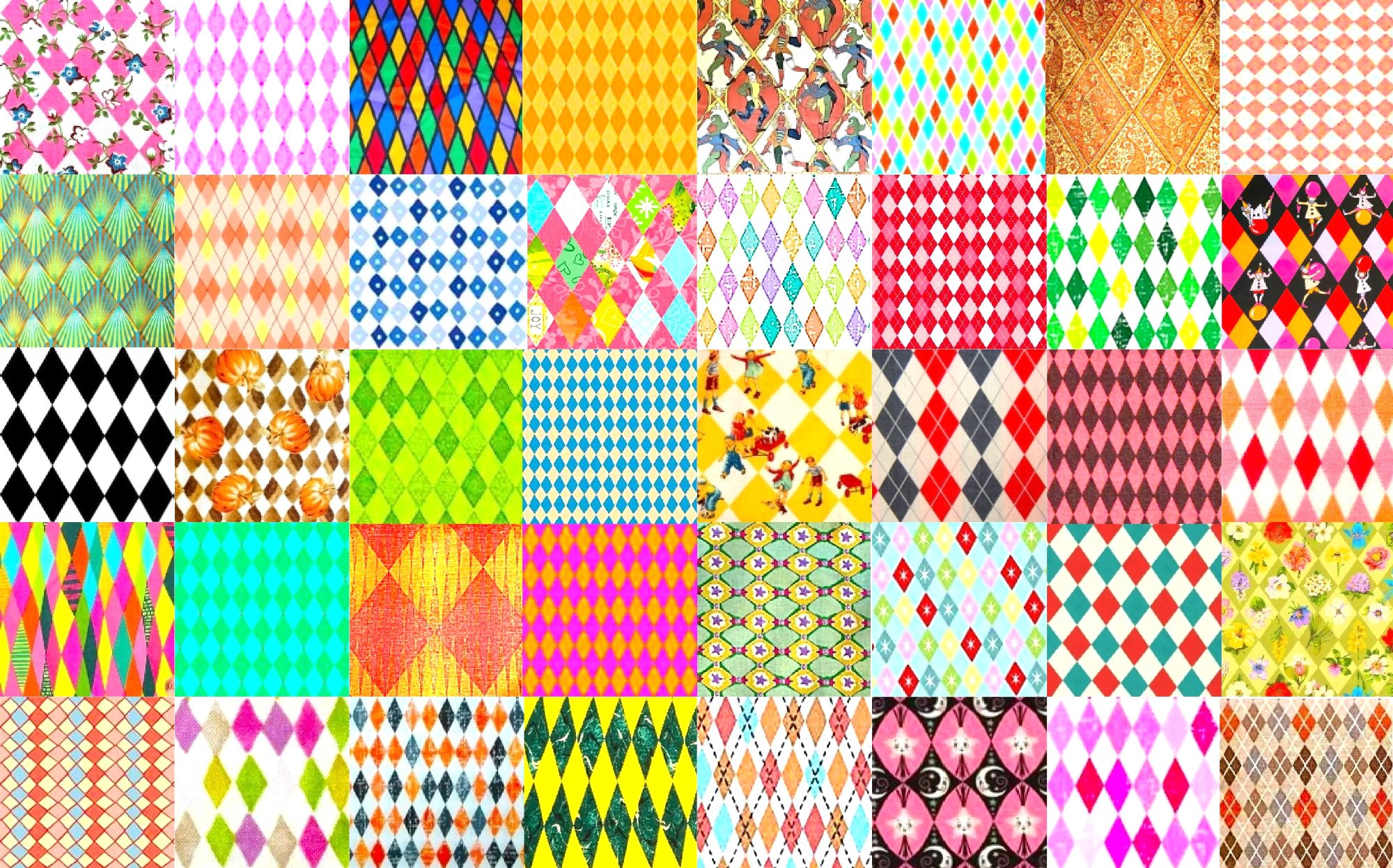 Solve PATCHWORK HARLEQUIN jigsaw puzzle online with 252 pieces