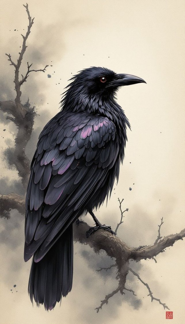 Solve Seasonal - Winter Birds - Raven (Resize: 15 - 252 Pieces: jigsaw ...