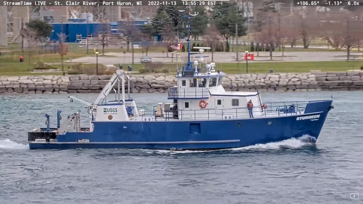 Solve Sturgeon Usgs Fisheries Research Vessel Port Huron Mi 2022
