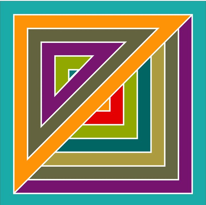 Solve Geometry canvas jigsaw puzzle online with 144 pieces