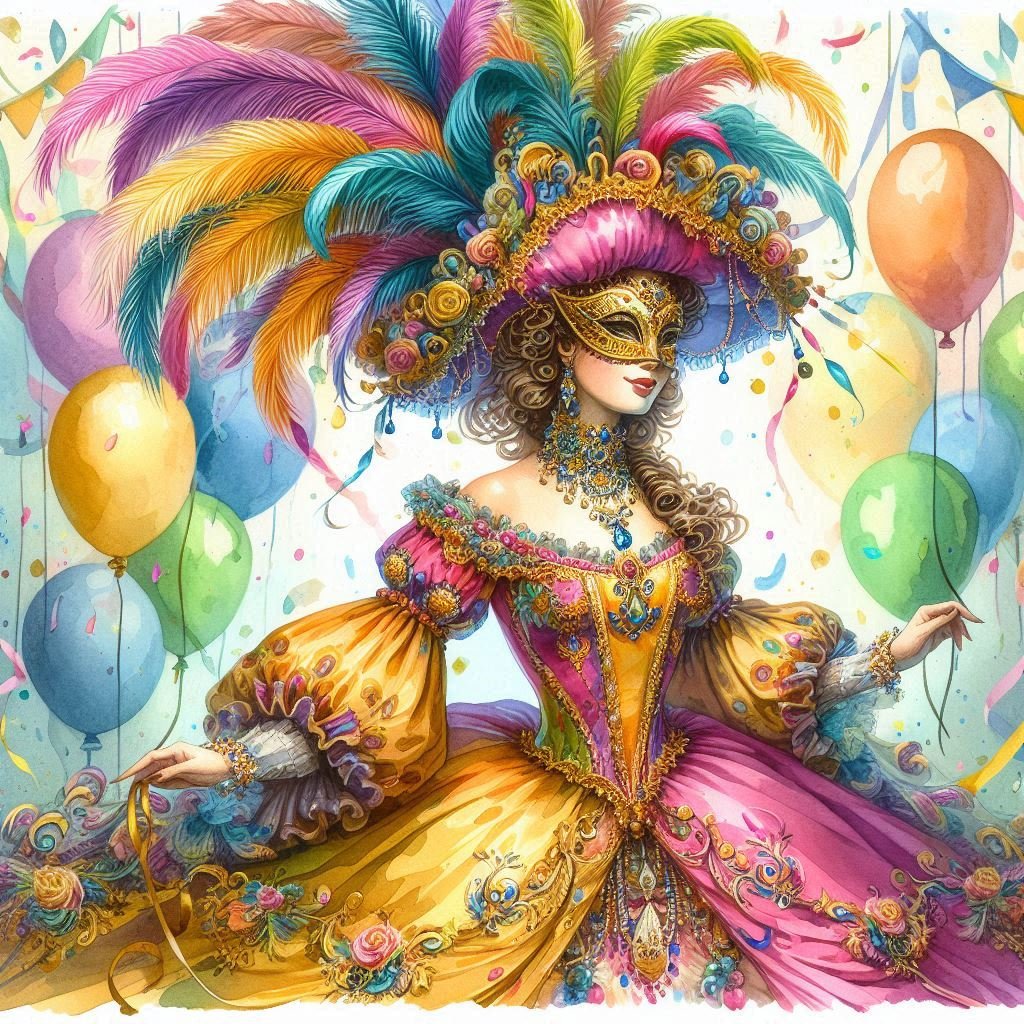 Solve Masquerade (resize 9 to 306 pieces) jigsaw puzzle online with 81 ...