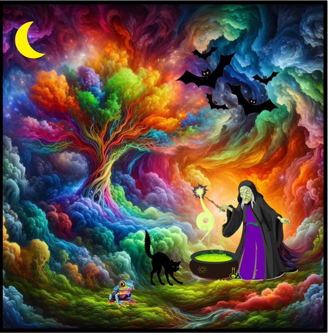 Solve Barbara at Pixabay Tree plus clipart Witch jigsaw puzzle online ...