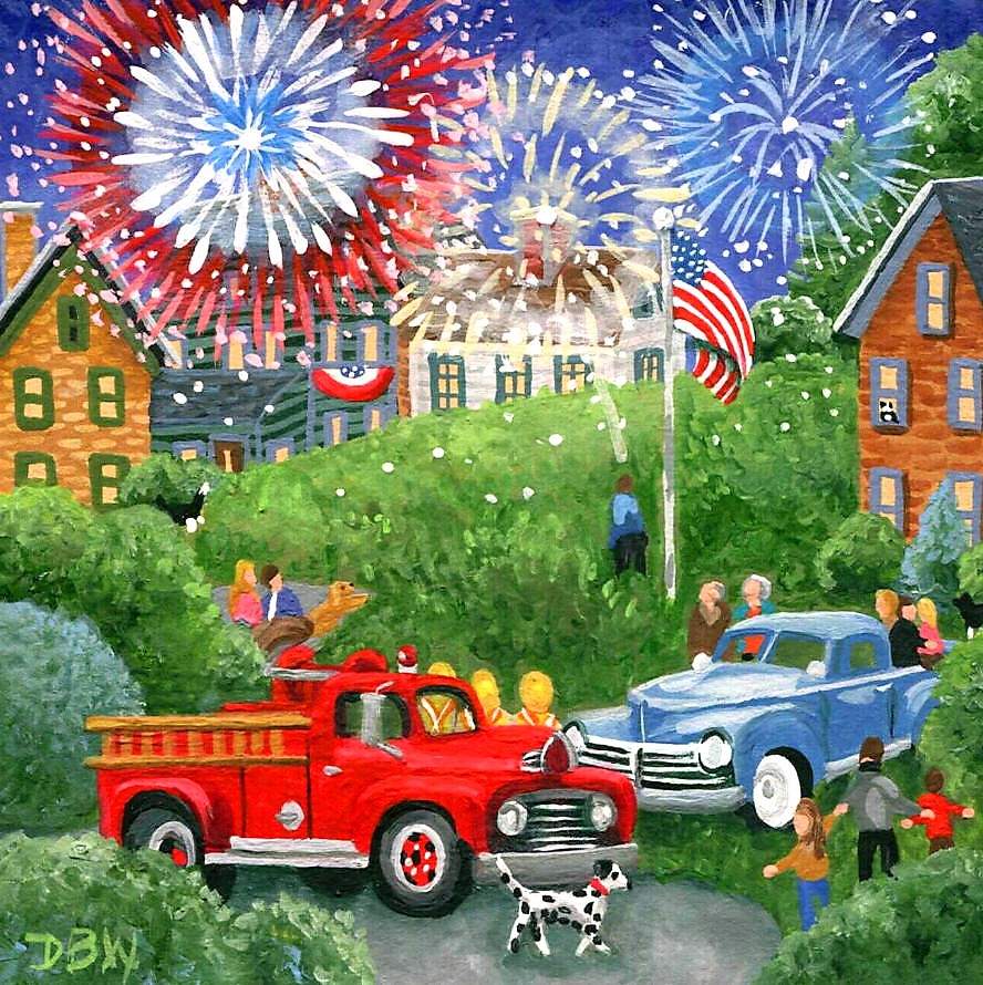 Solve 4th of July! jigsaw puzzle online with 210 pieces