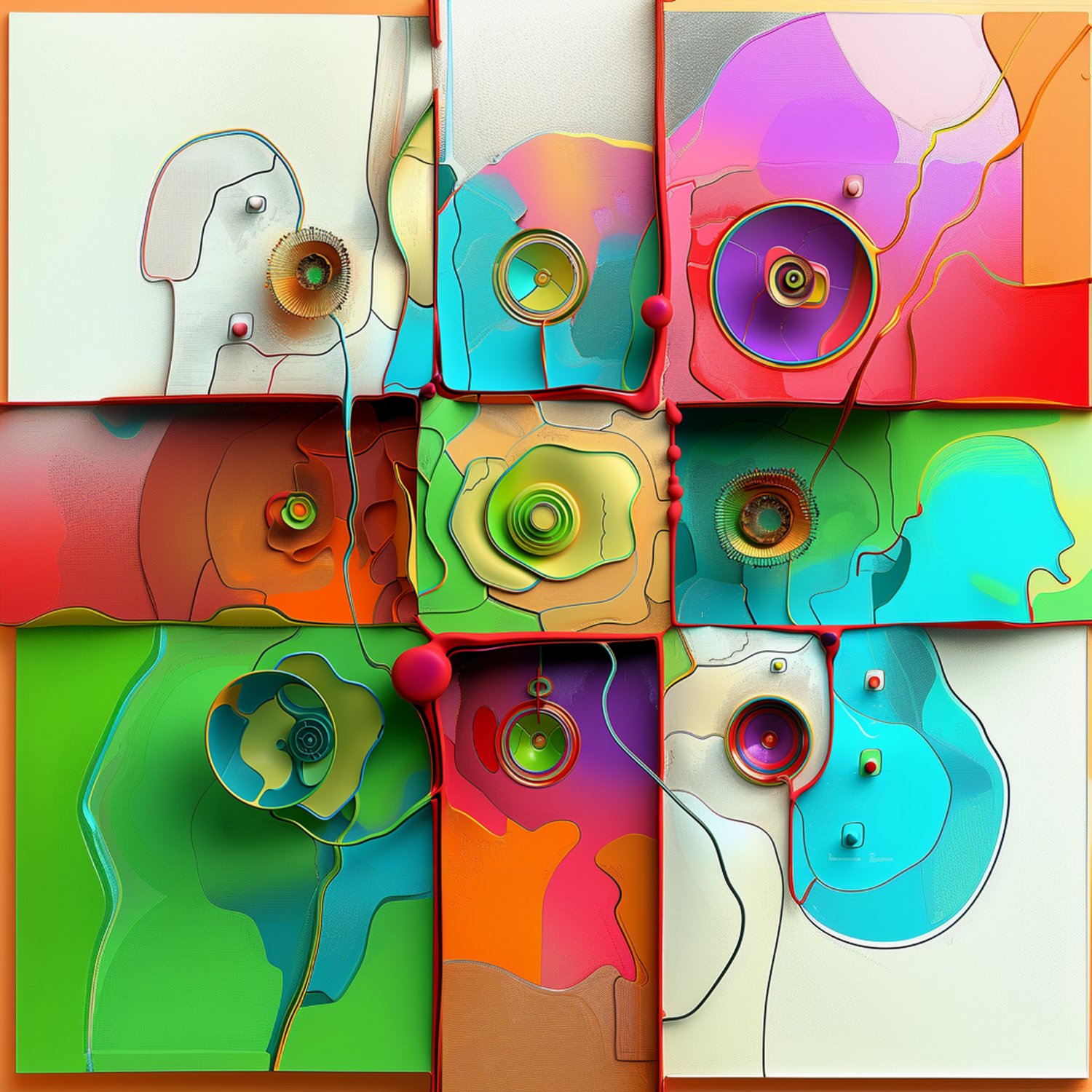 Solve Pattern jigsaw puzzle online with 81 pieces