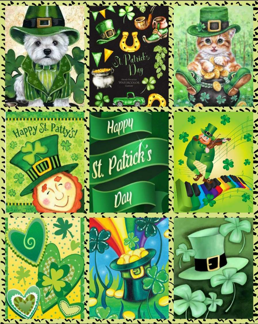 Solve HAPPY ST PATRICK'S DAY jigsaw puzzle online with 63 pieces