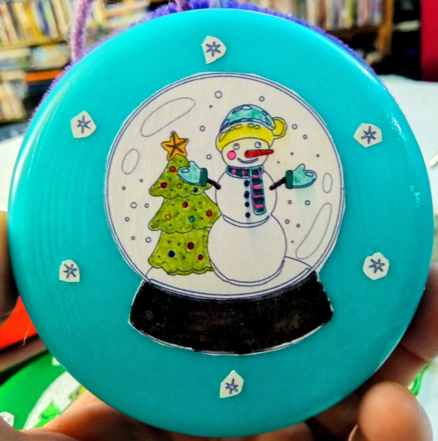 Jigsaw Puzzle | 100 pieces | Christmas Ornament I Made Snowman | Jigidi