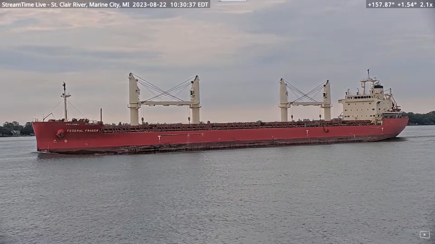 Solve Federal Fraser - Ocean-Going Freighter - Marine City, MI (2023-08 ...