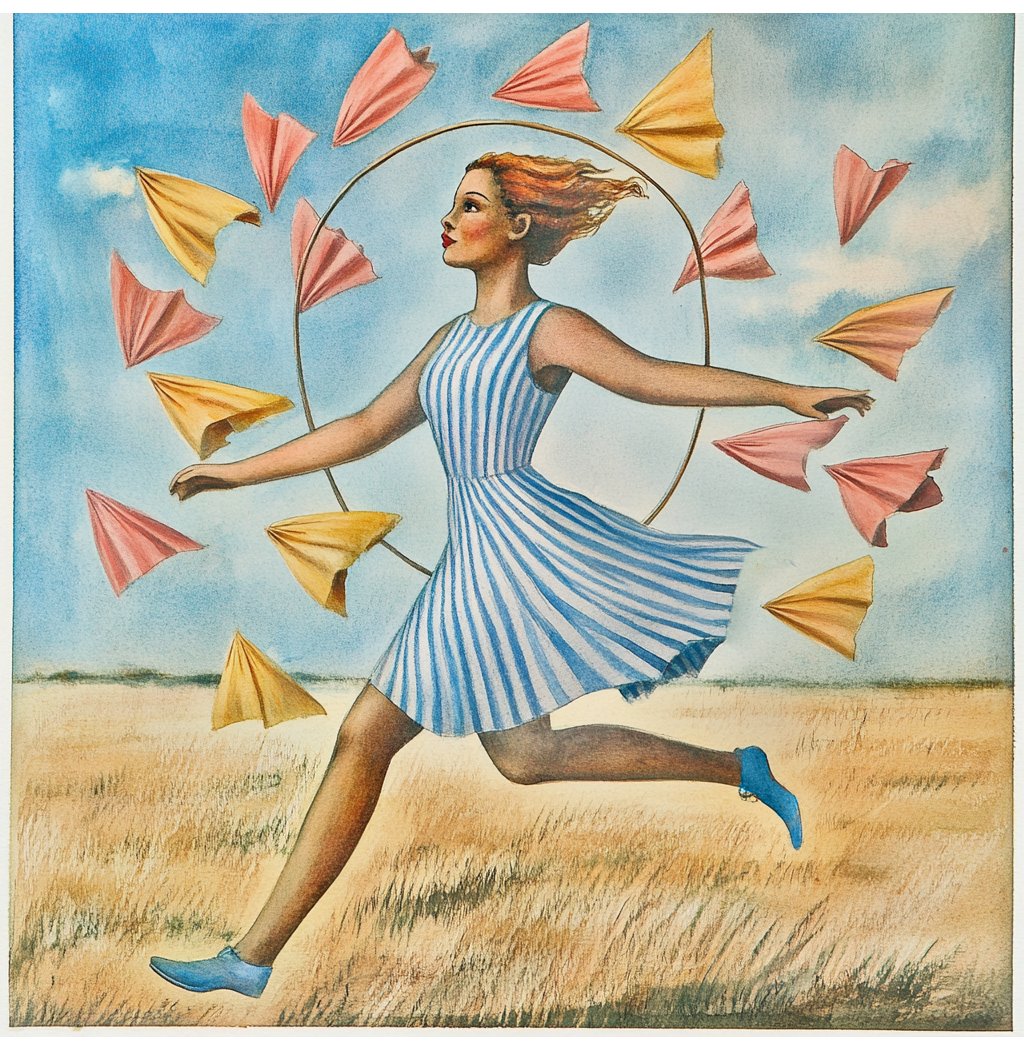 Solve Hula hoop poem 3 jigsaw puzzle online with 49 pieces