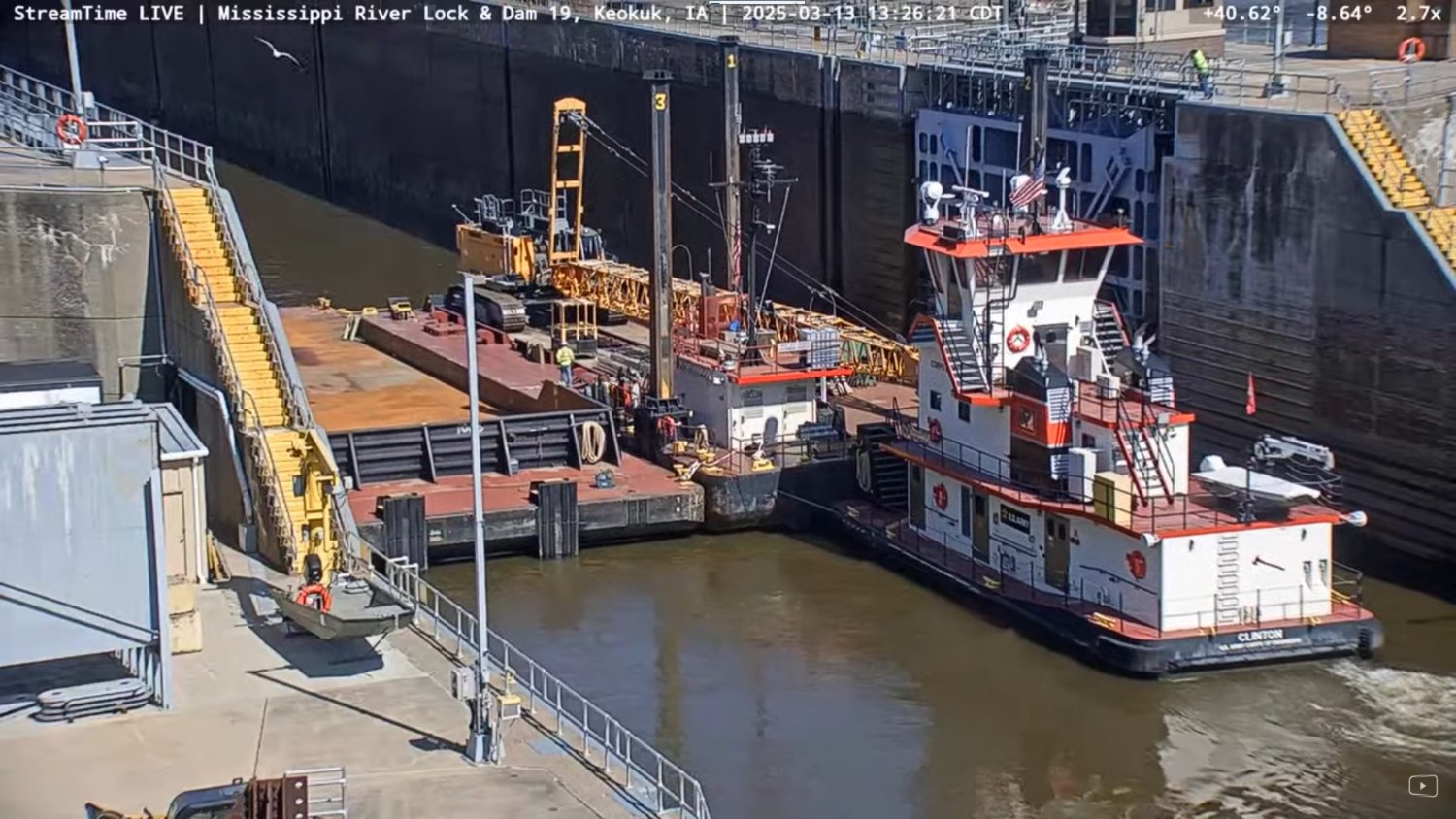 Solve USACE Clinton II - US Army Corps of Engineeers Towboat - Keokuk ...