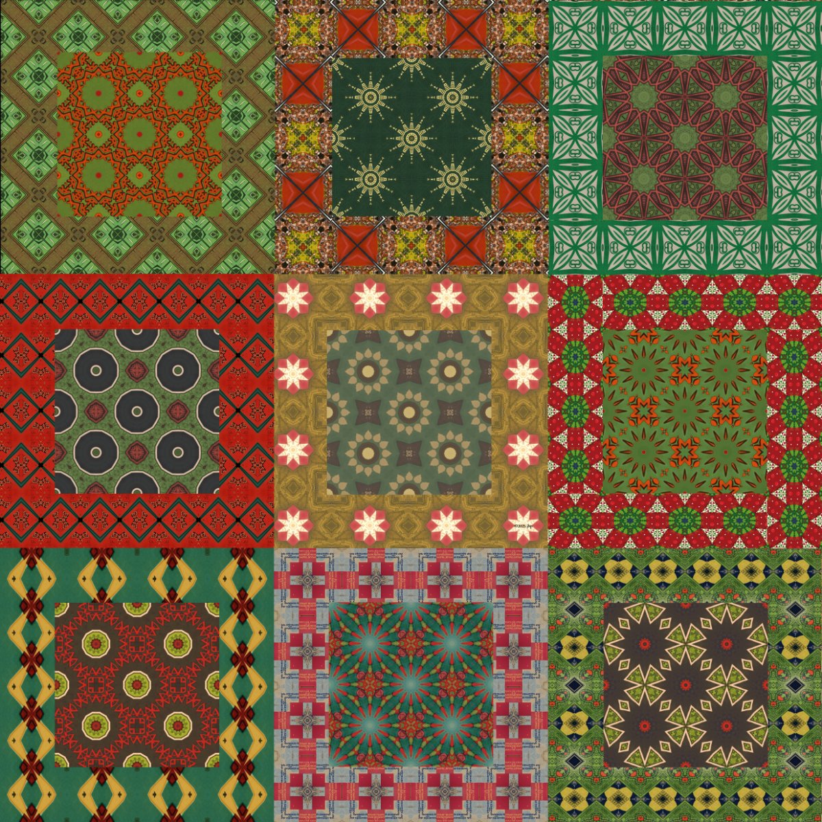 Solve 2025_57 Wrapping Paper leftovers jigsaw puzzle online with 36 pieces