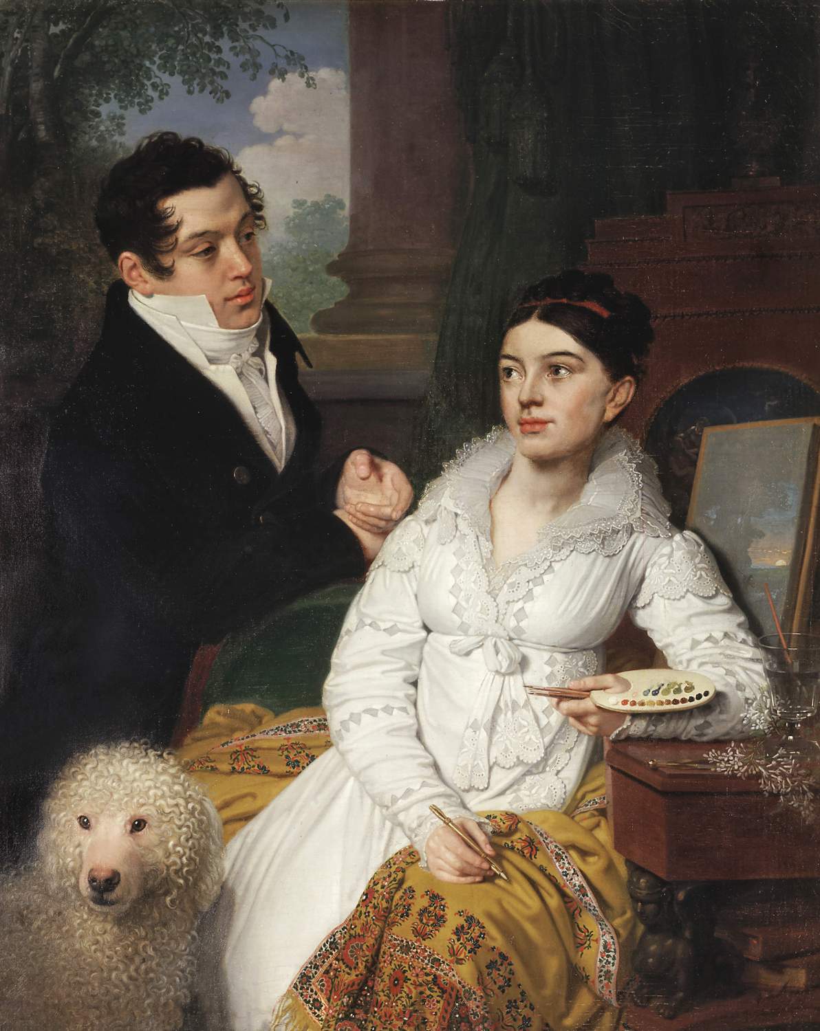 Solve Borovikovsky - Portrait of A. G. and A. A. Lobanov-Rostovsky ...