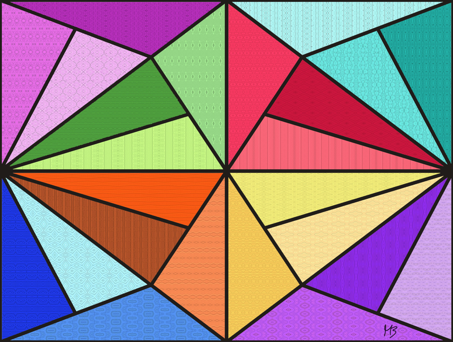 Solve 200414 24 Triangles? 32? 40? ? jigsaw puzzle online with 540 pieces