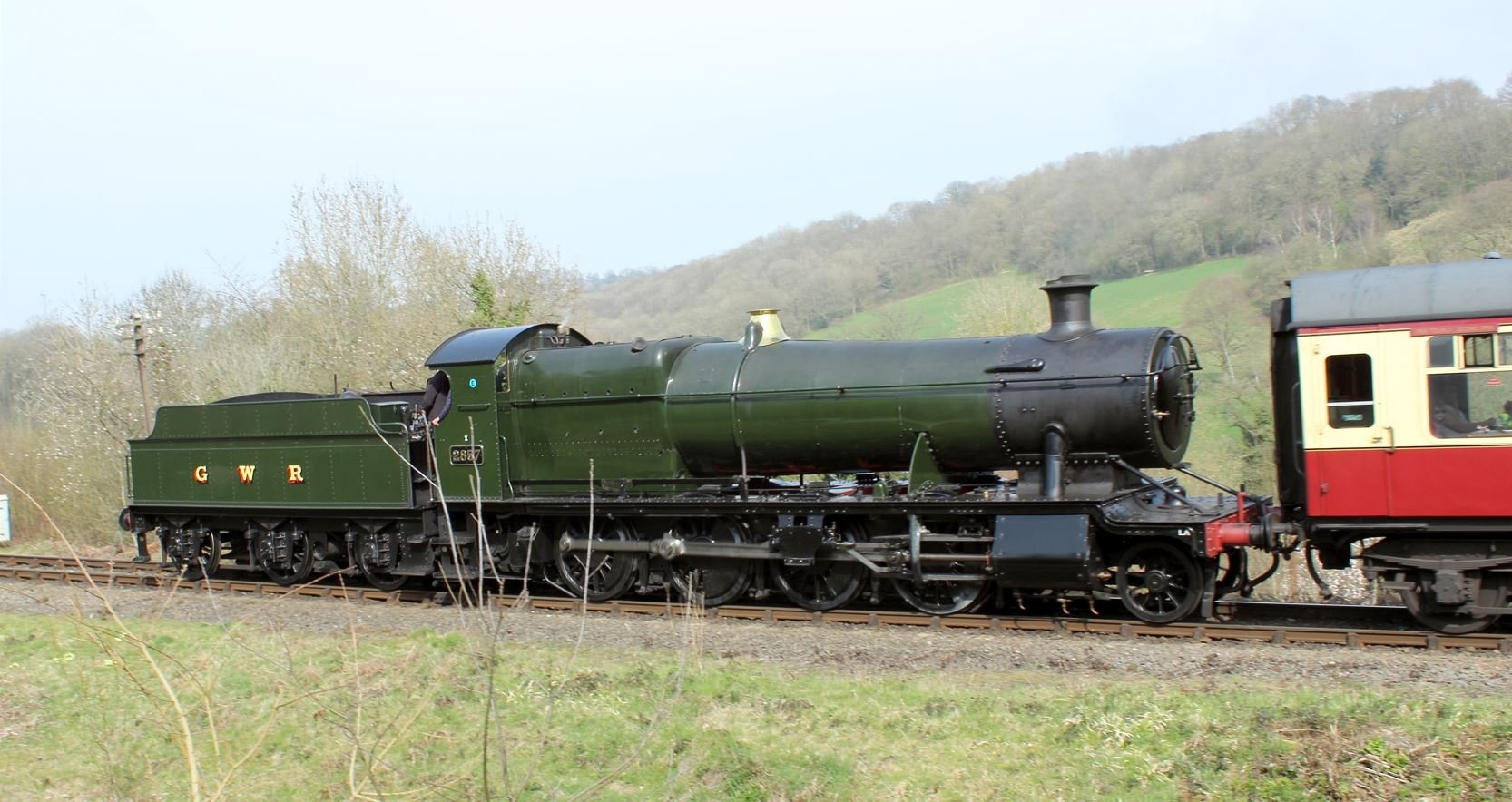 Solve GWR Churchward 28xx Class 2-8-0 2857 on SVR metals. jigsaw puzzle ...