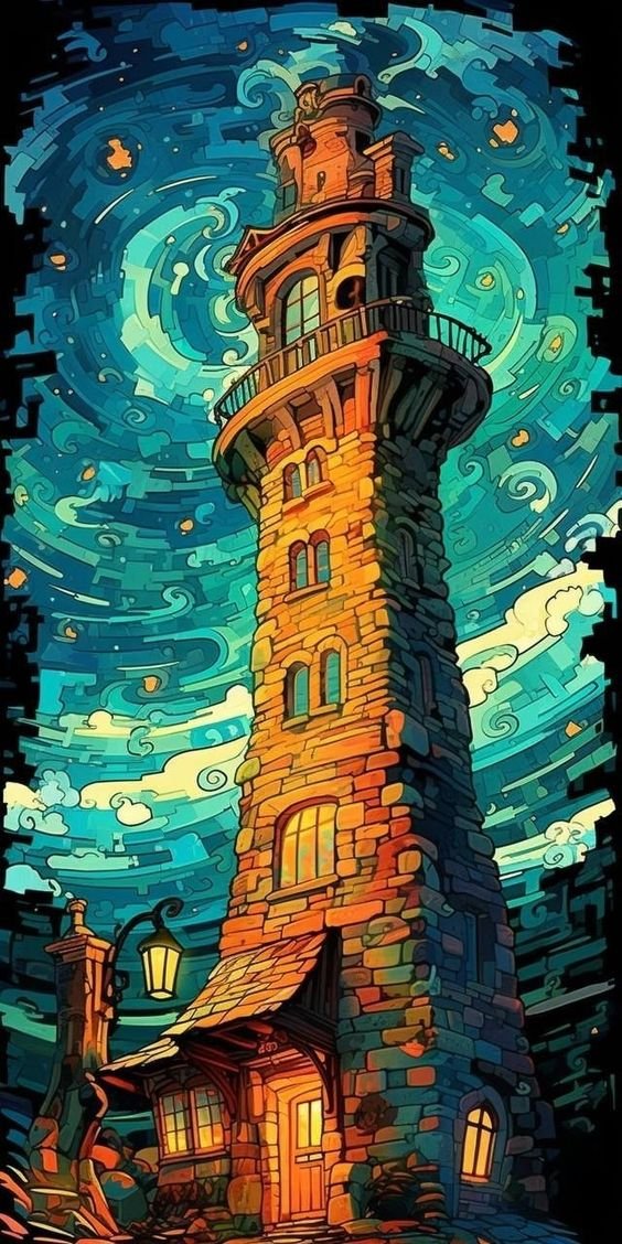 Solve Scenery 140 : Tower * + jigsaw puzzle online with 162 pieces