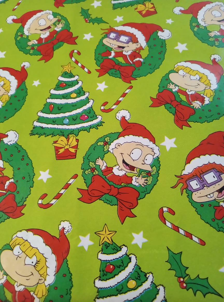 Jigsaw Puzzle | 140 pieces | The Rugrats Christmas Wrapping Paper | Jigidi