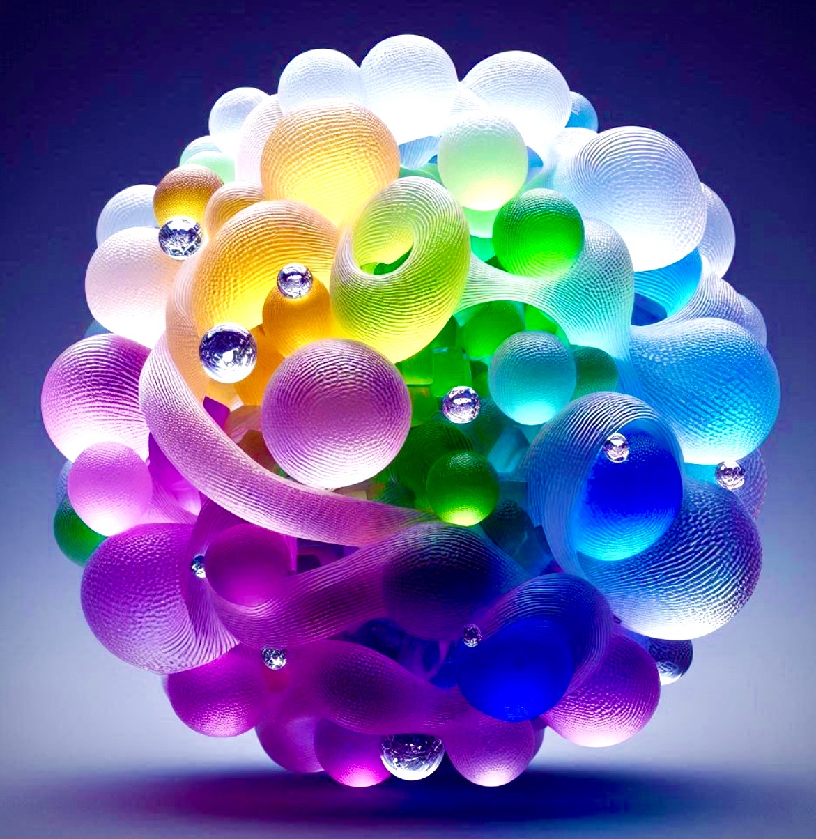 Solve Fingerprint Glass jigsaw puzzle online with 64 pieces