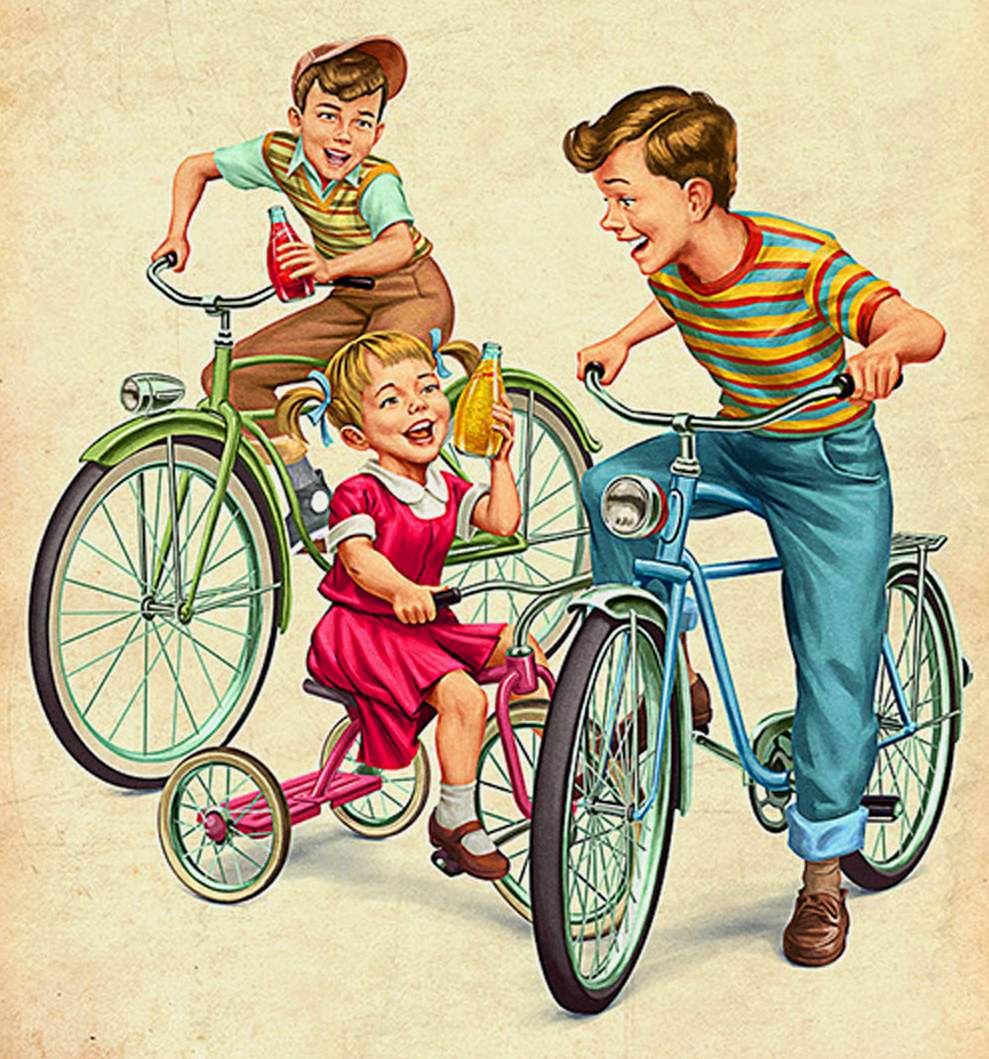 Solve Bicycles and Tricycles jigsaw puzzle online with 132 pieces