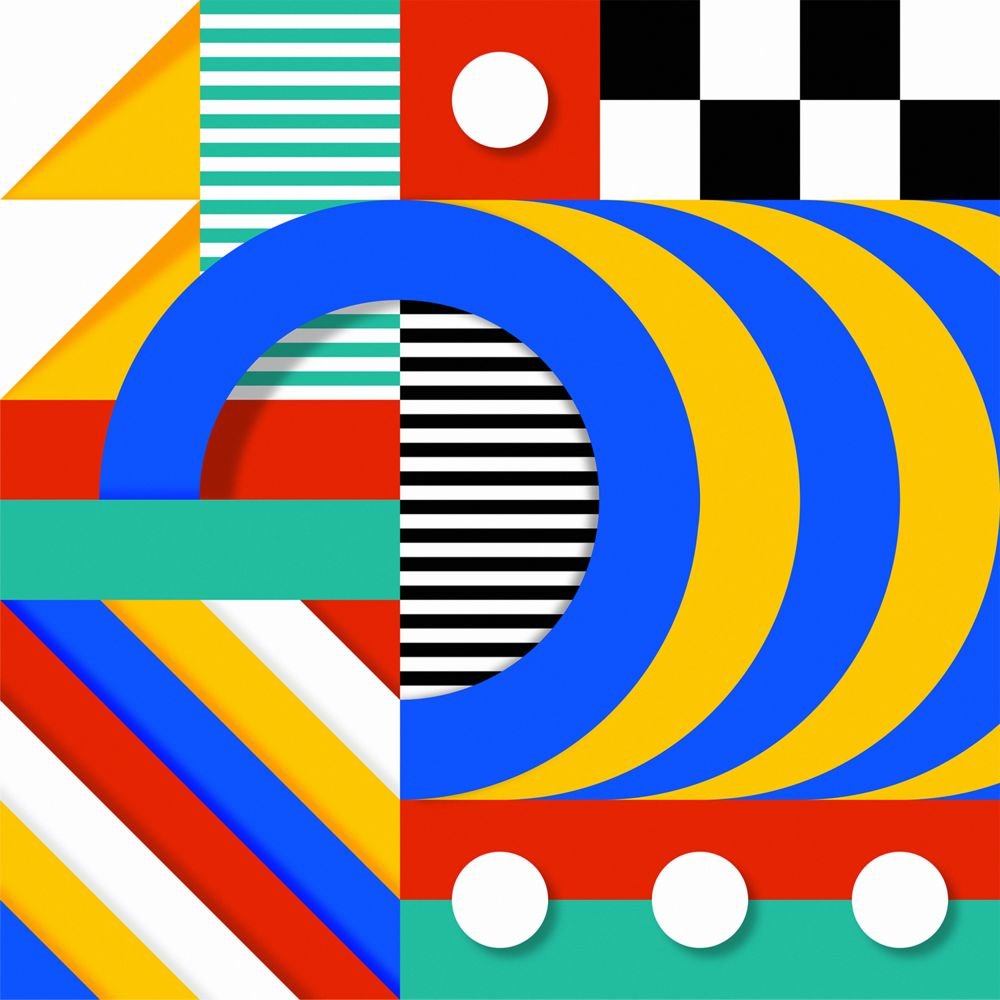 Solve Geometry Art by Alex Foxley (the number of pieces can be changed ...