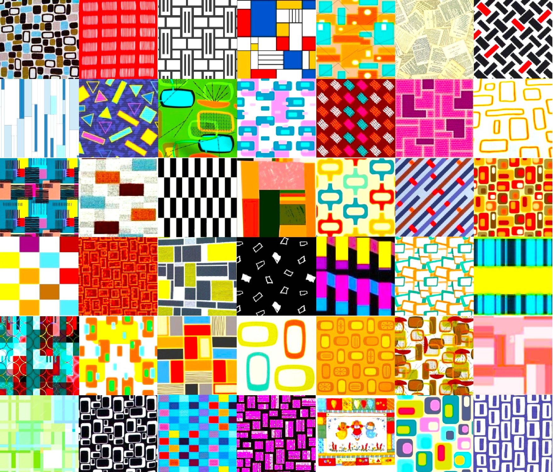 Solve PATCHWORK RECTANGLES 48 jigsaw puzzle online with 378 pieces