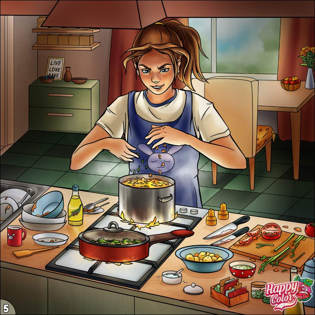 Solve Menu Experiment jigsaw puzzle online with 25 pieces