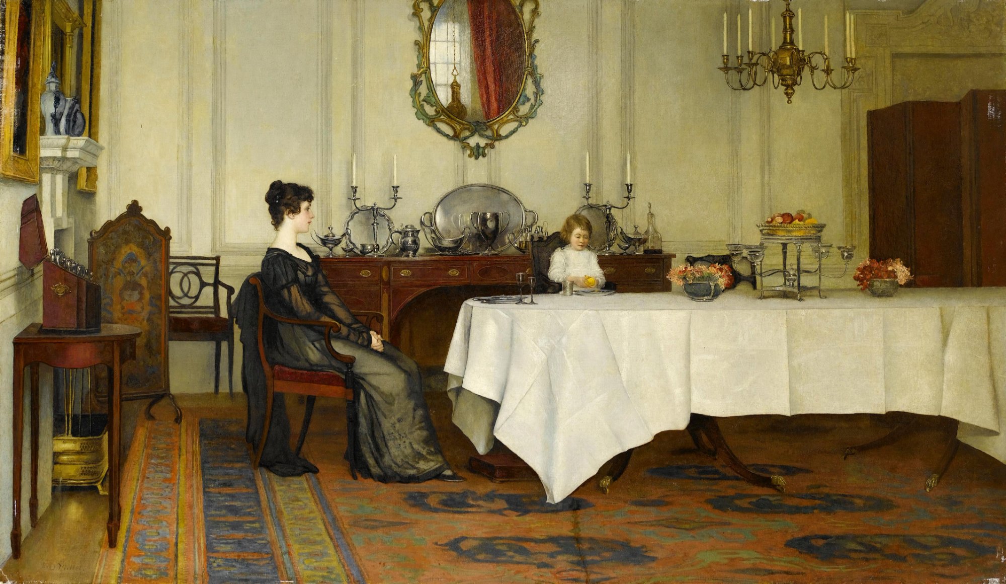 Solve Francis Davis Millet jigsaw puzzle online with 336 pieces