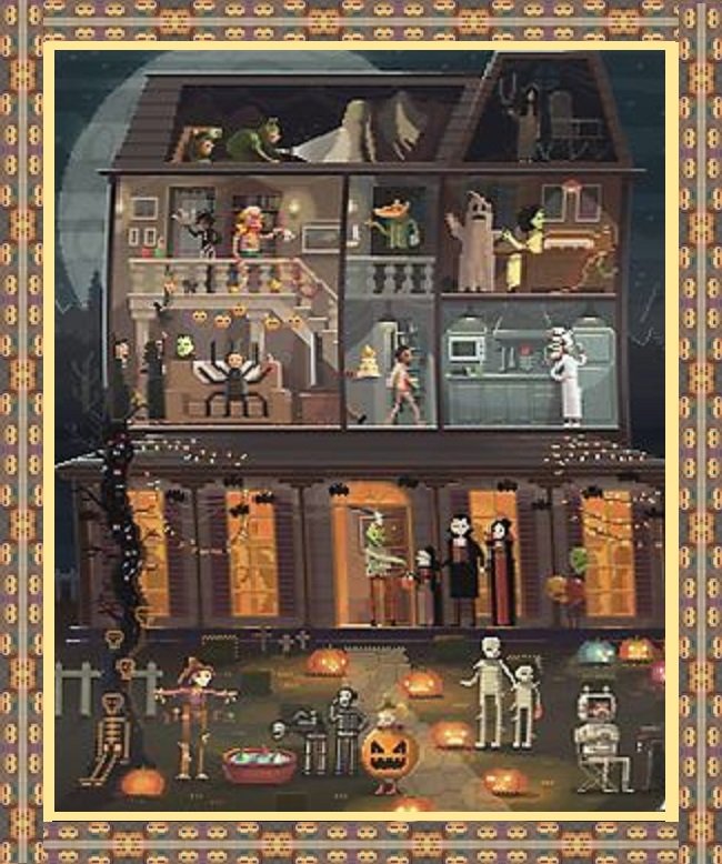 Solve Haunted House jigsaw puzzle online with 42 pieces