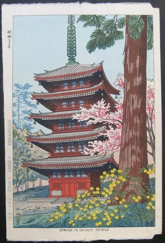 Solve Primavera nel tempio di Daigoji - Tokyo - Giappone jigsaw puzzle ...