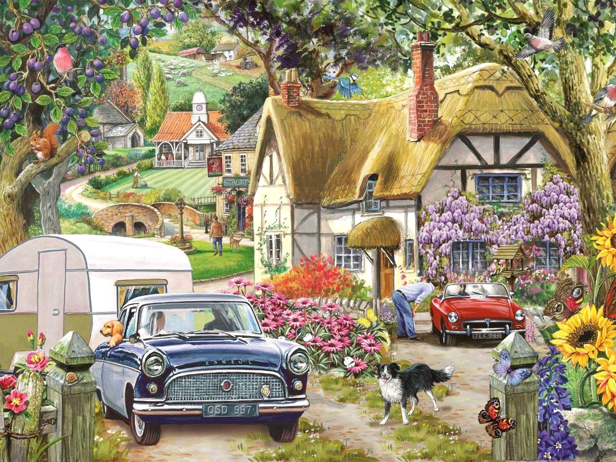 Solve Off We Go! jigsaw puzzle online with 352 pieces