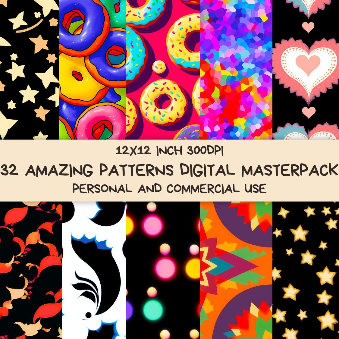 Solve Amazing Patterns jigsaw puzzle online with 81 pieces