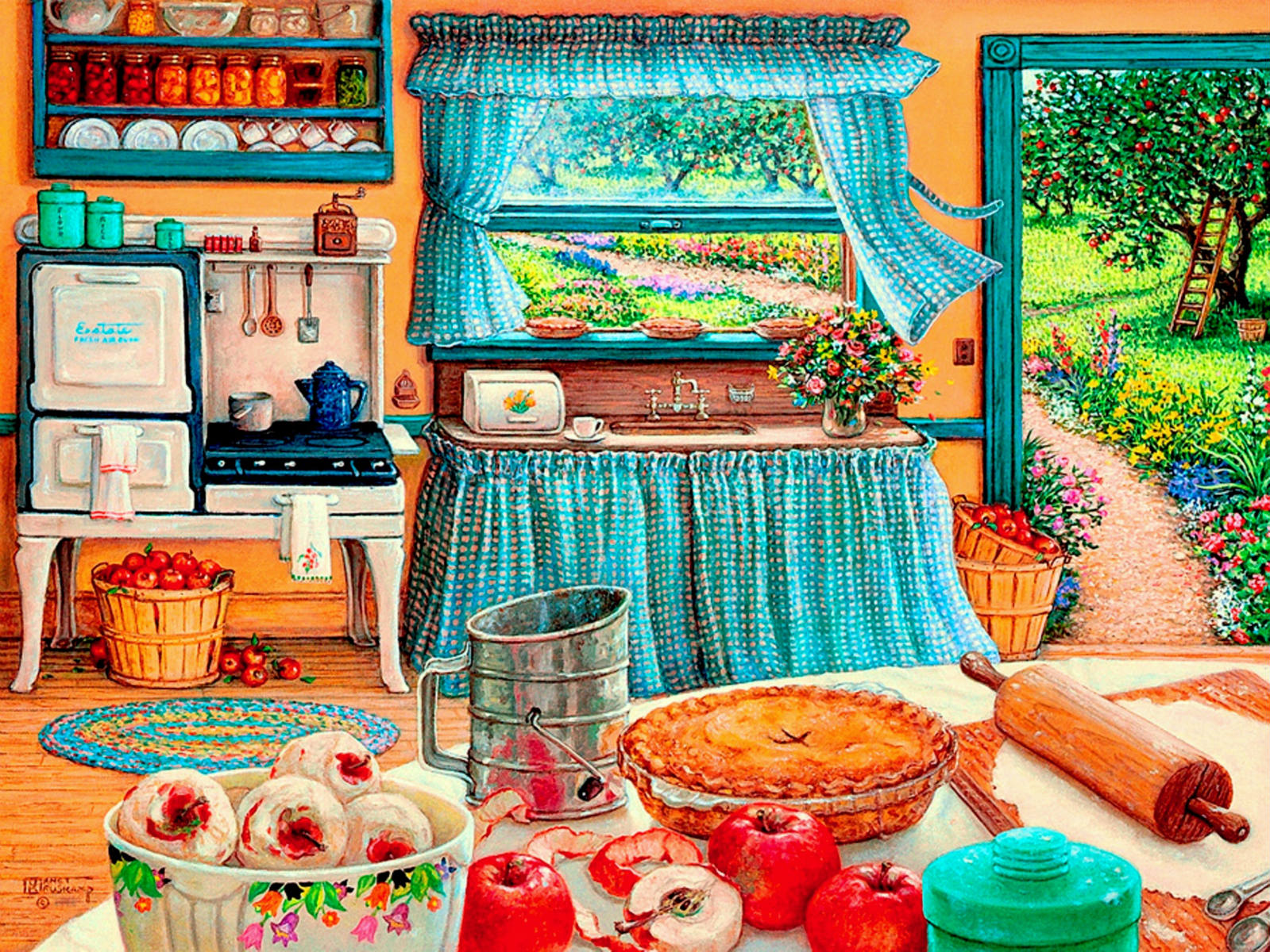Solve Season of Apple Pies jigsaw puzzle online with 391 pieces