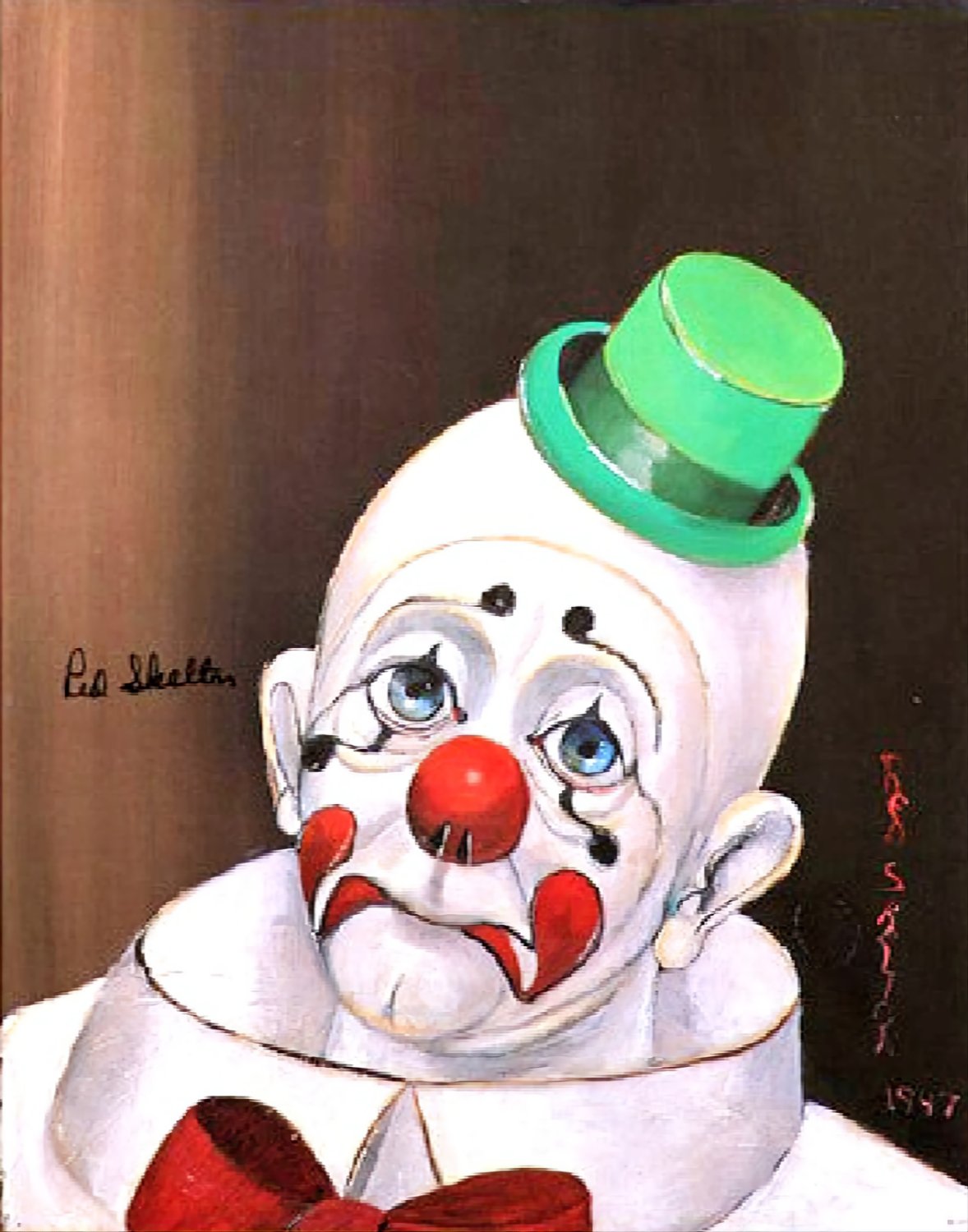 Solve Sad Face Clown jigsaw puzzle online with 80 pieces
