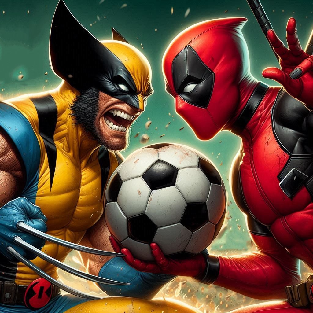 Solve Deadpool & wolverine jigsaw puzzle online with 121 pieces