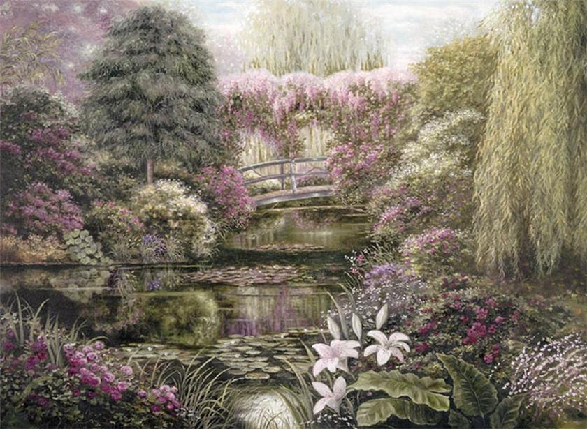 Solve The Bridge by Betsy Brown jigsaw puzzle online with 108 pieces