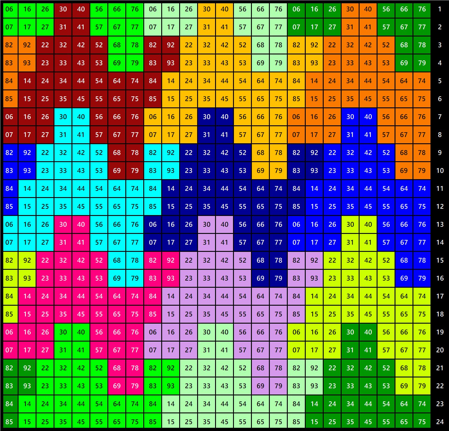 Solve Number 1506 tessellation 600 jigsaw puzzle online with 600 pieces