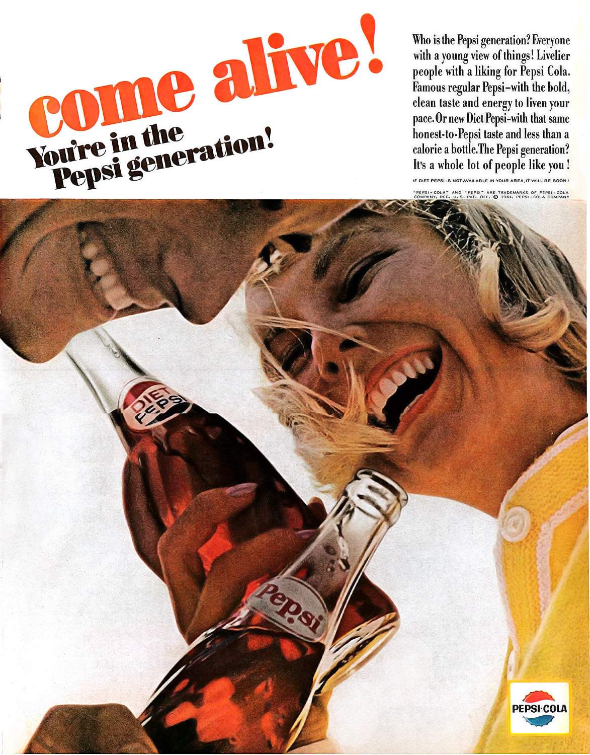 Solve Who is the Pepsi Generation? jigsaw puzzle online with 130 pieces