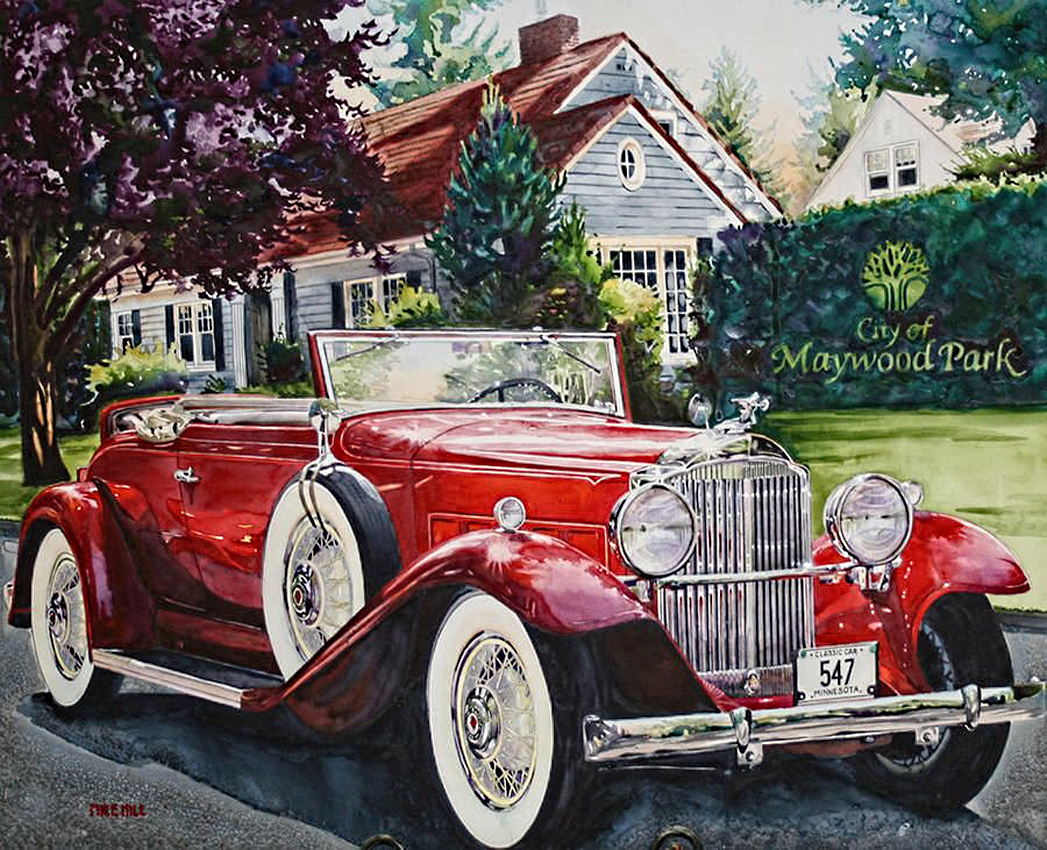 Solve His and Hers Packard 1932, by Mike Hill - jigsaw puzzle online ...