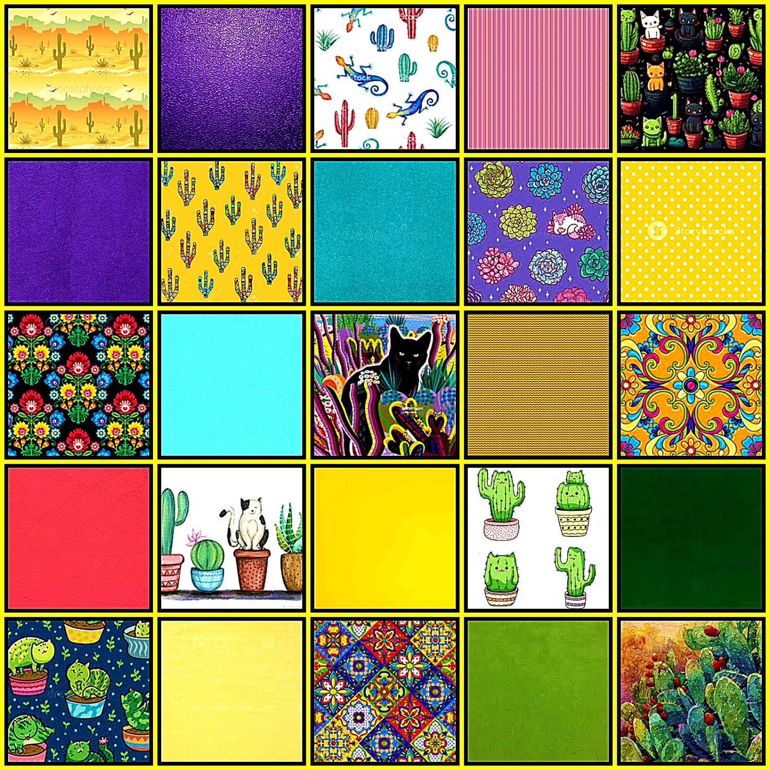 Solve Cacti Cat jigsaw puzzle online with 169 pieces