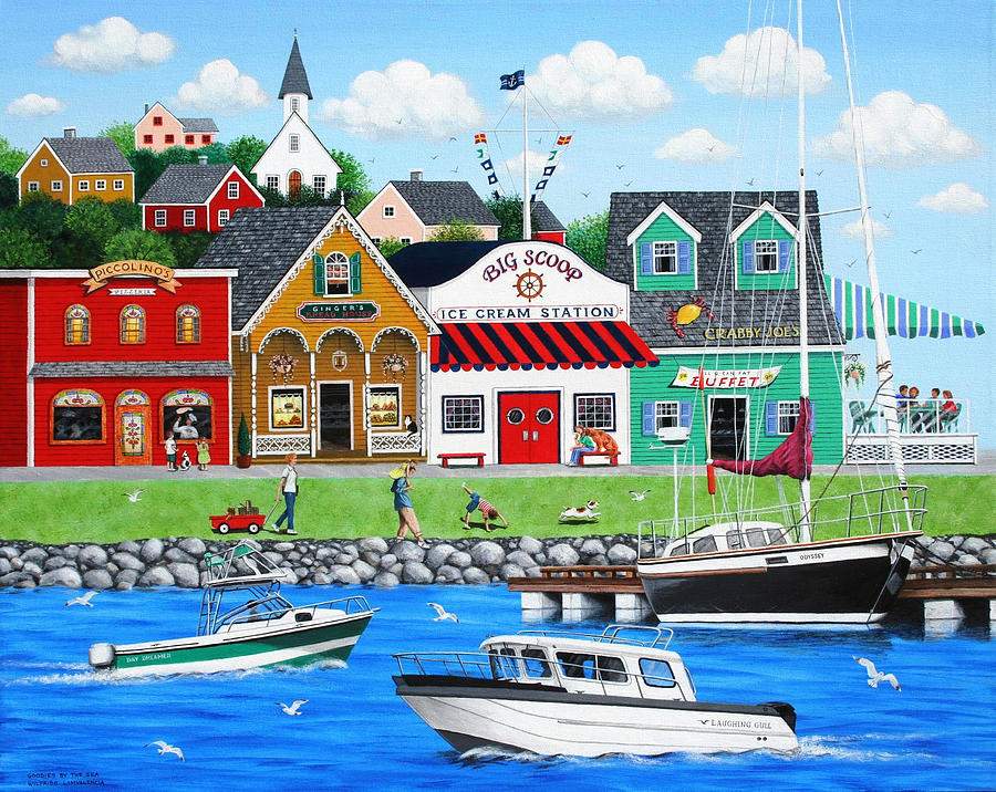 Solve Goodies by the Sea jigsaw puzzle online with 195 pieces