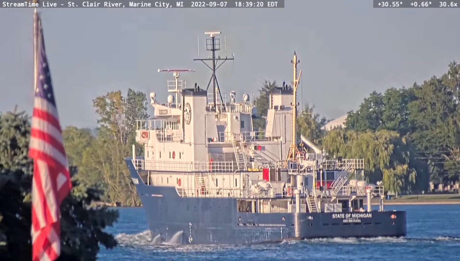 Solve State of Michigan & Flag, Marine City, September 7, 2022 jigsaw ...