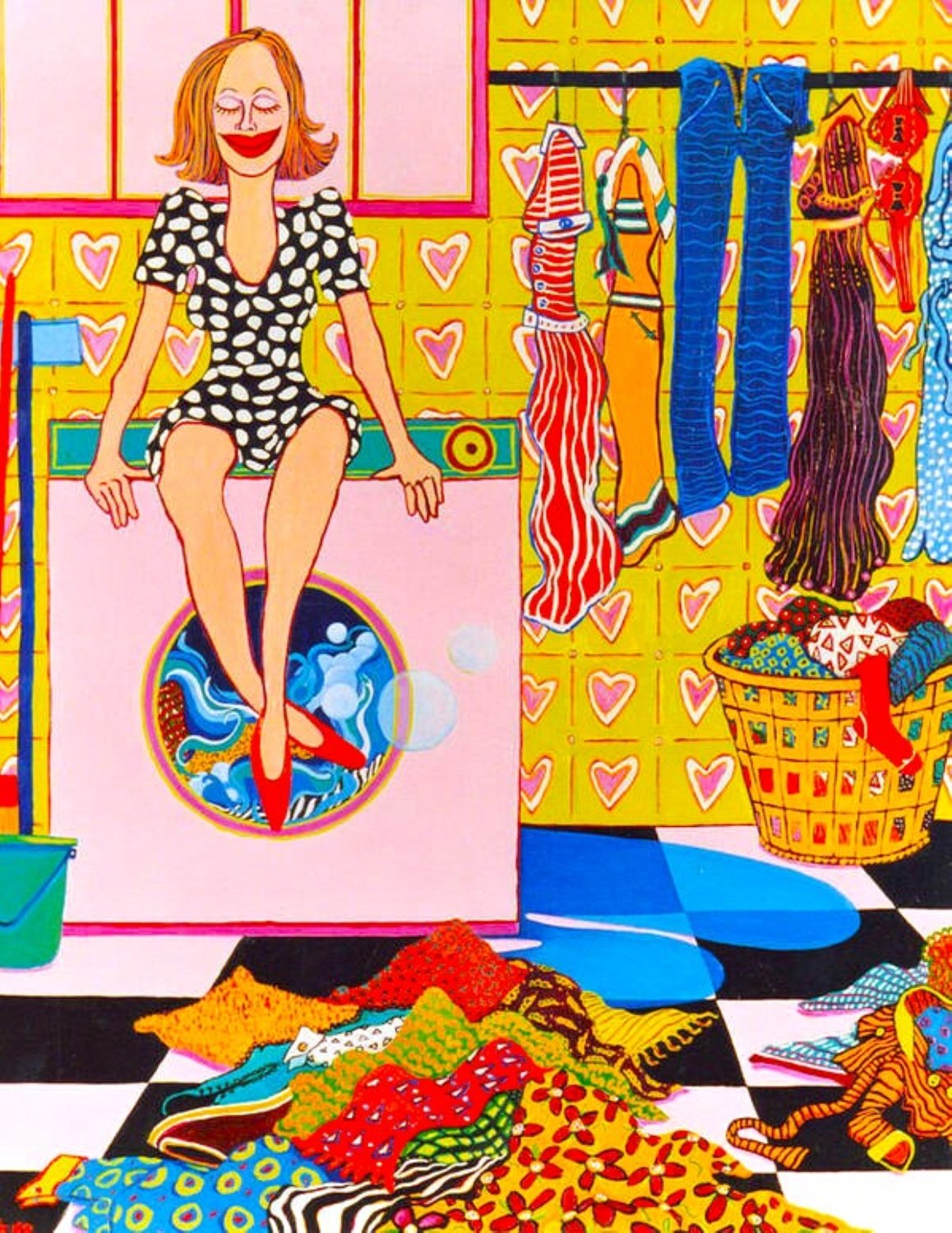 Solve Waiting For The Spin Cycle jigsaw puzzle online with 594 pieces