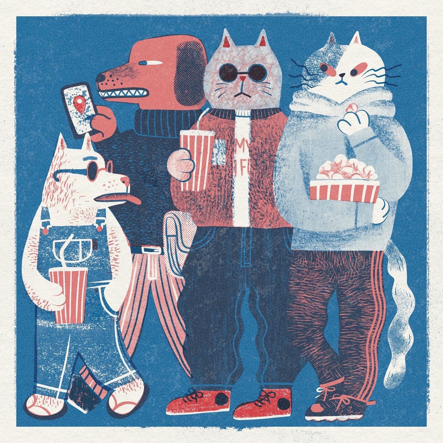 Solve illustration by Mako Kawai jigsaw puzzle online with 306 pieces