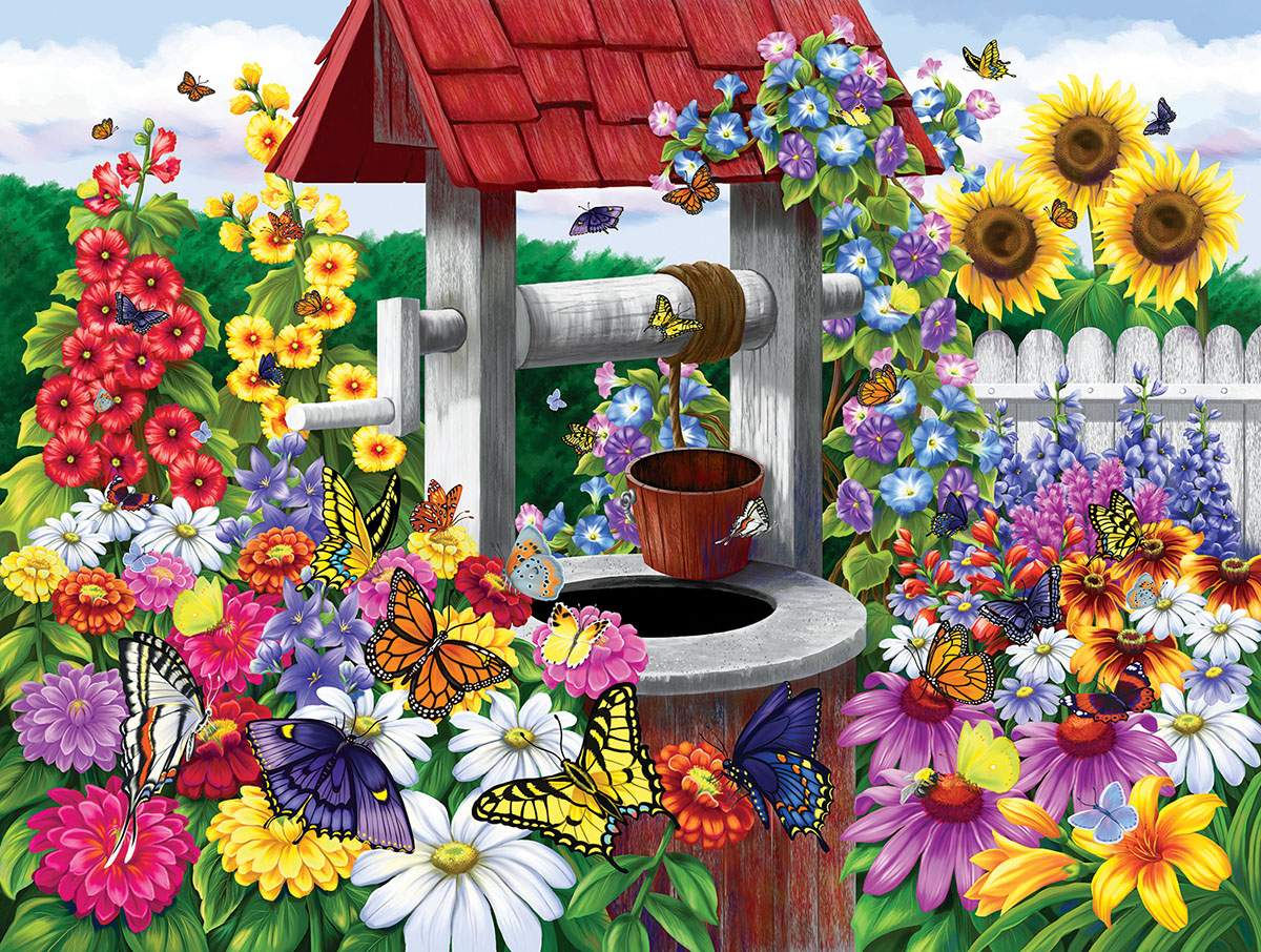 Solve Wishing Well jigsaw puzzle online with 88 pieces