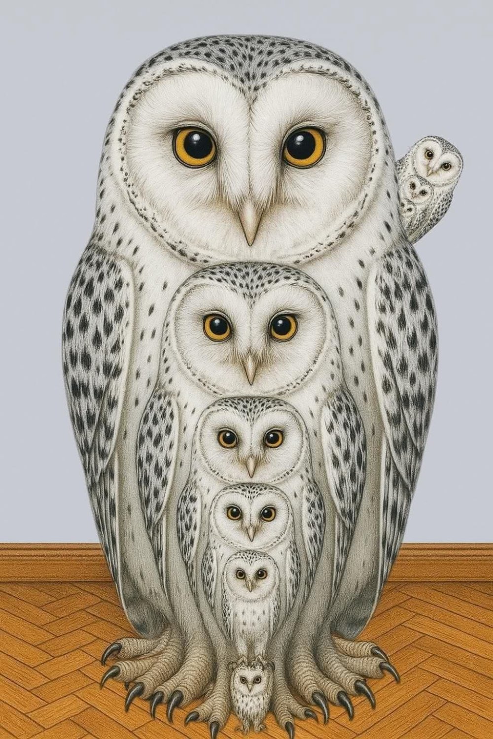 Solve How many owls 🦉 do you see! jigsaw puzzle online with 70 pieces