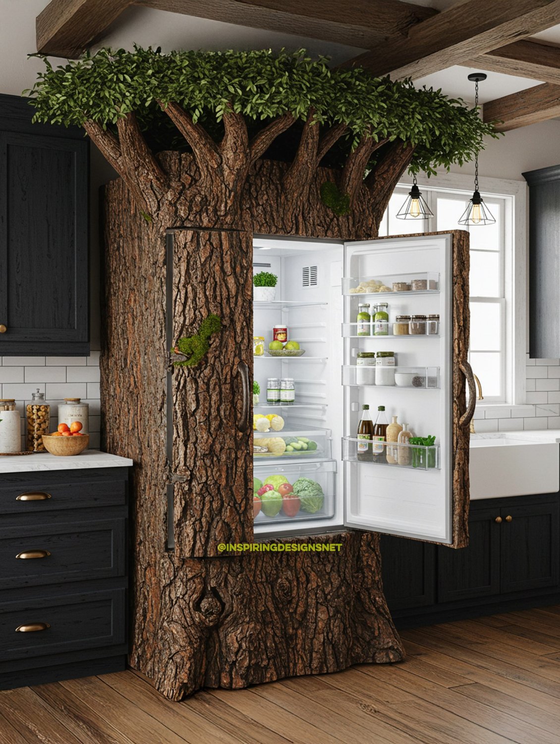 Solve Tree Fridge jigsaw puzzle online with 63 pieces